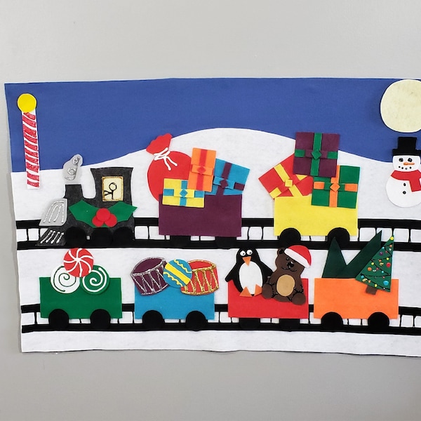 Felt Train Ornament - Etsy