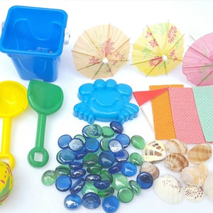 Beach Sensory Bin Sand Castle Sensory Bin Sand Castle Beach Sensory ...