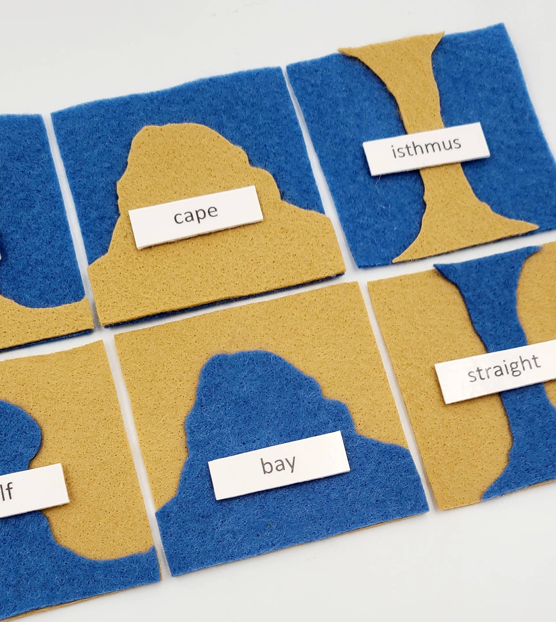 Land and Water Forms | Montessori Landforms - Etsy