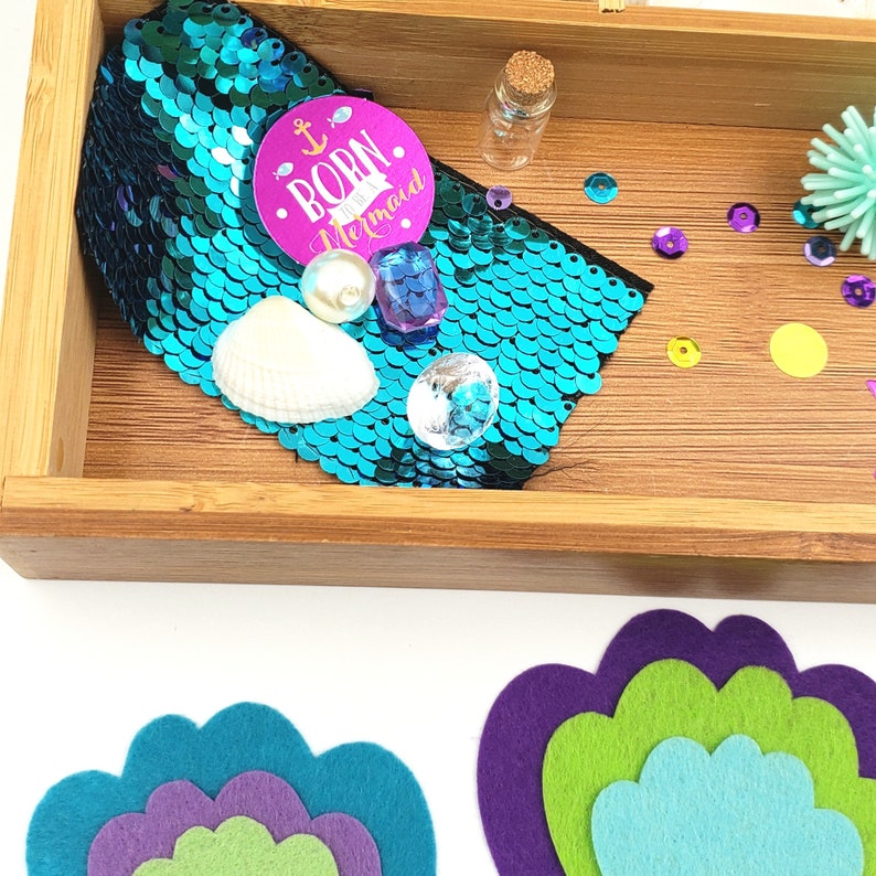 Mermaid Loose Parts Mermaid Tuff Tray Ocean Small World - Etsy