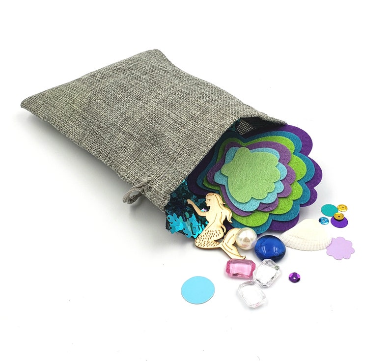 Mermaid Loose Parts Mermaid Tuff Tray Ocean Small World - Etsy