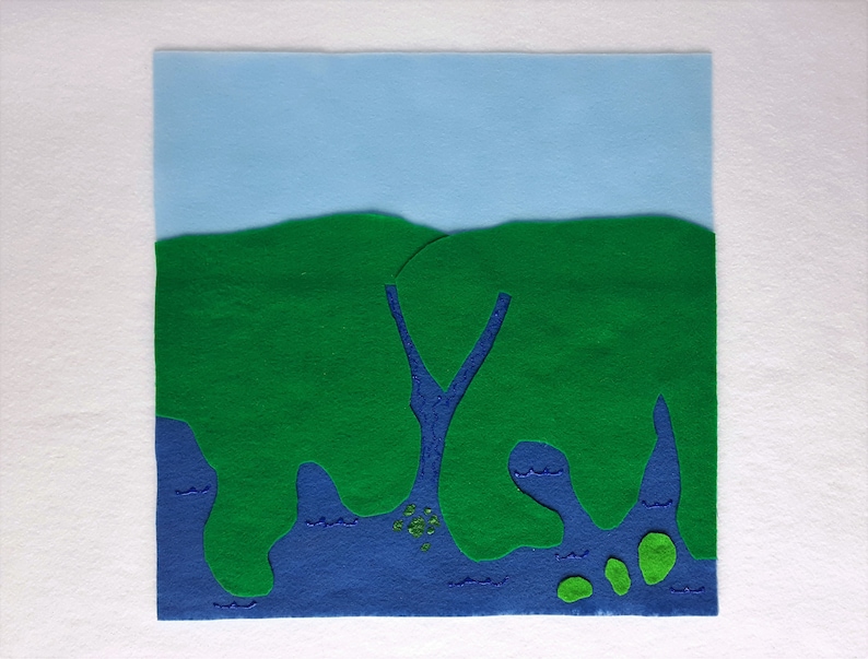 Landforms Felt Set Landform Classification Landform | Etsy