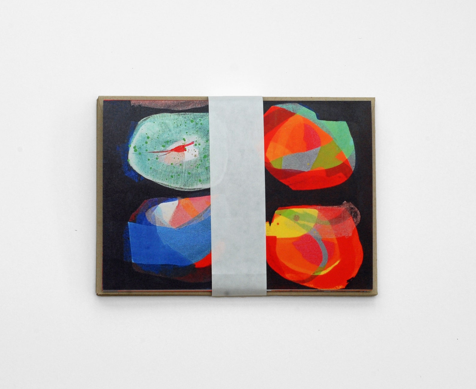 Abstract Art Greetings Cards Pack of Five - Etsy