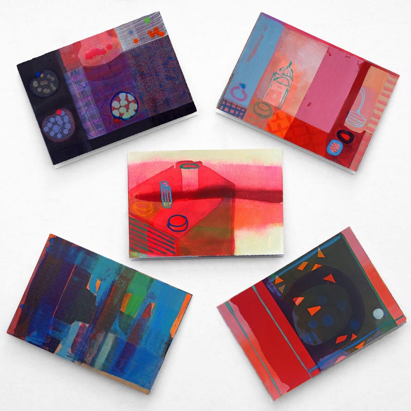 Abstract Greeting Cards - Etsy