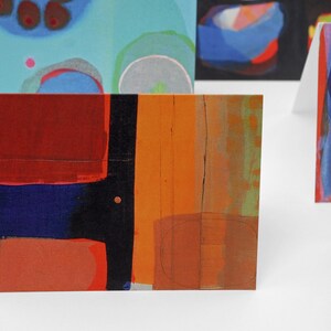 Abstract Art Greetings Cards Pack of Five - Etsy