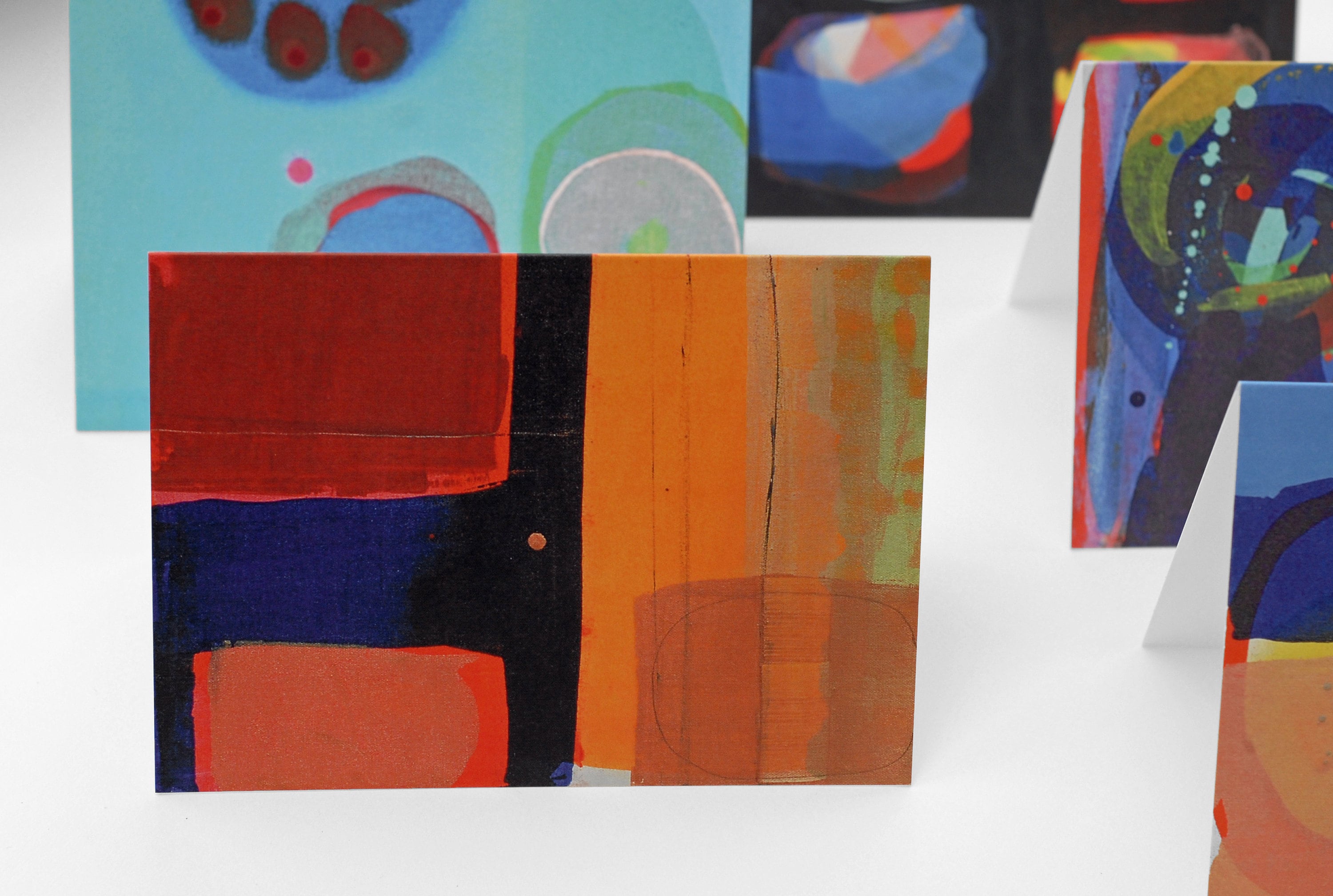 Abstract Art Greetings Cards Pack of Five - Etsy UK