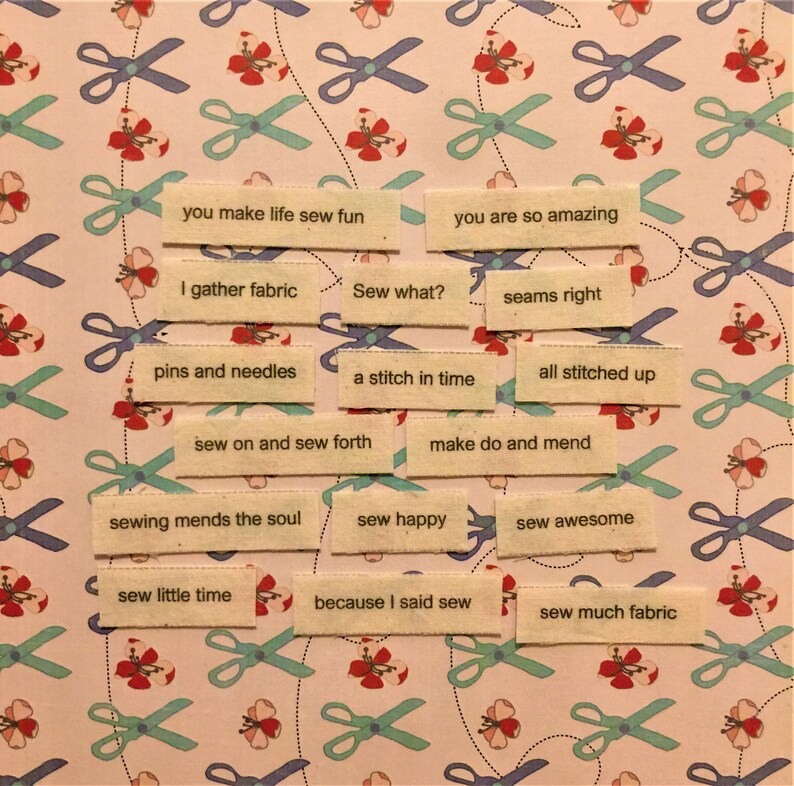 Words to sew By DIGITAL DOWNLOAD/ fabric words / fabric word | Etsy