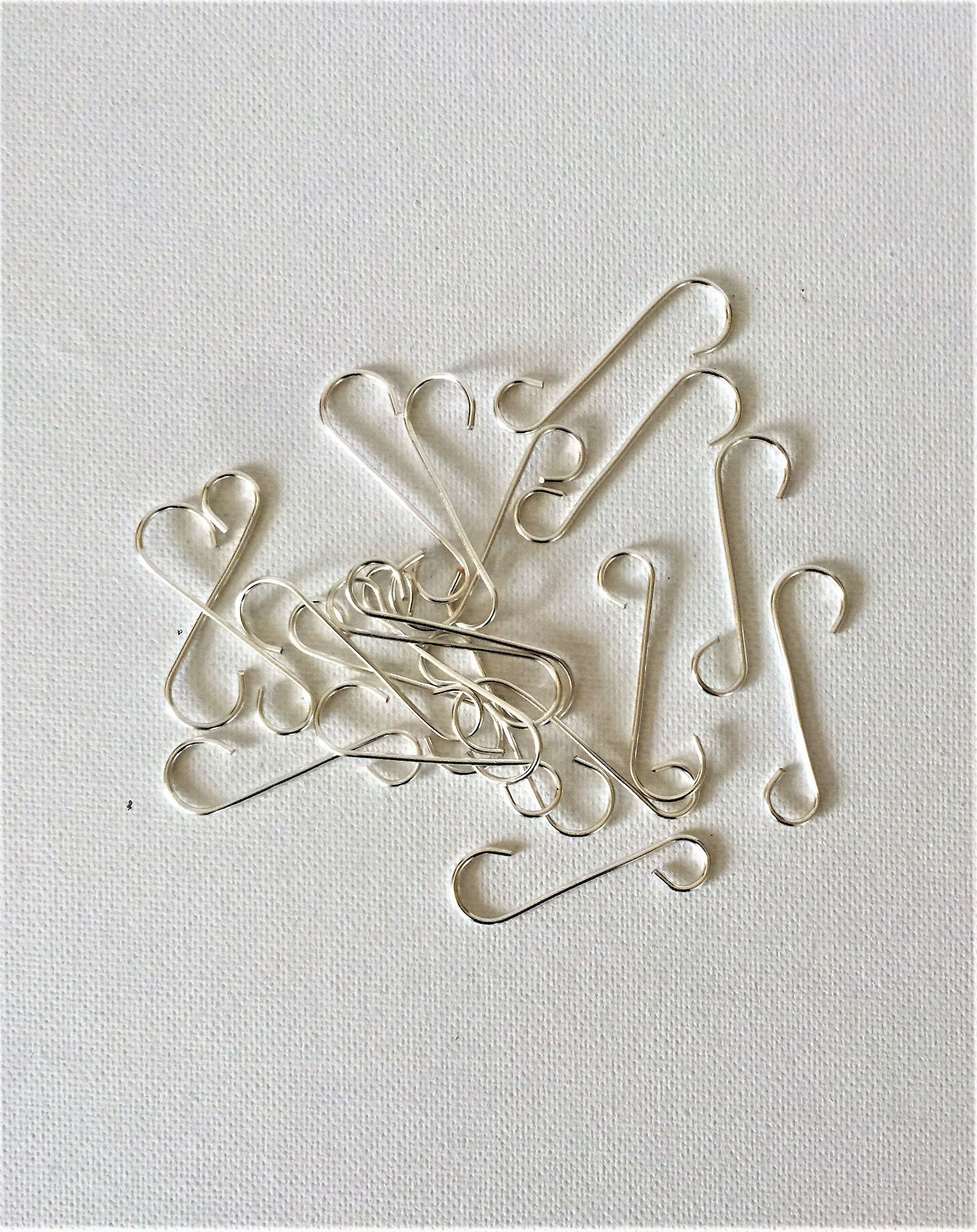 Silver Colored Ornament Hooks / Set of 20 Hooks - Etsy