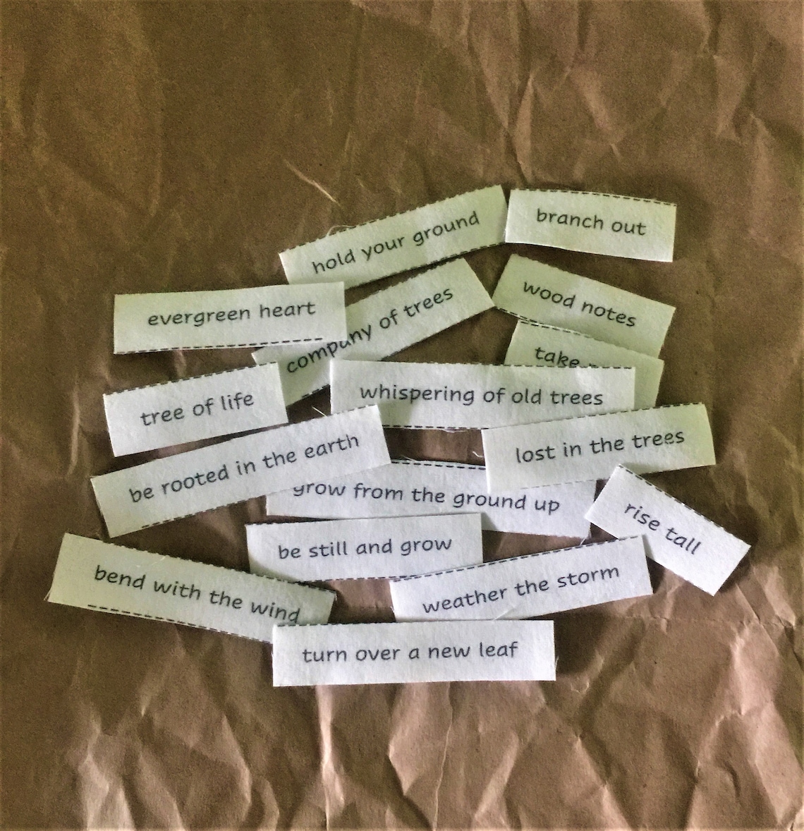 The Company of Trees / Words on Fabric / Words on Fabric / Junk Journal ...