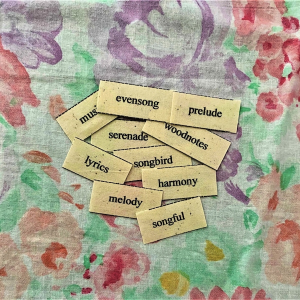 Printed Words - Etsy