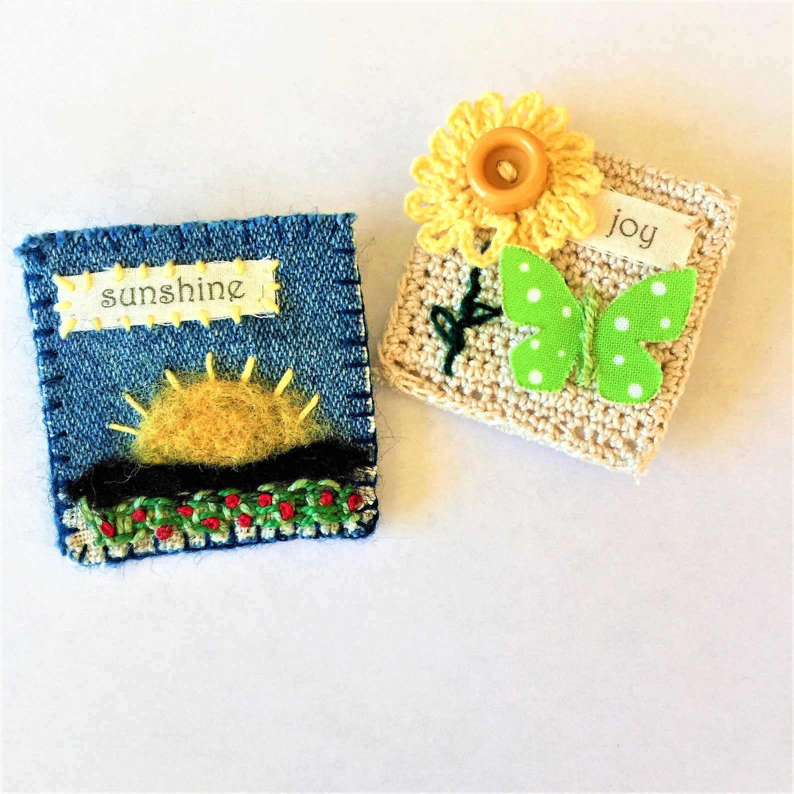 Herb Garden Word Tiles / Fabric Words / Fabric Word Tiles / Junk ...