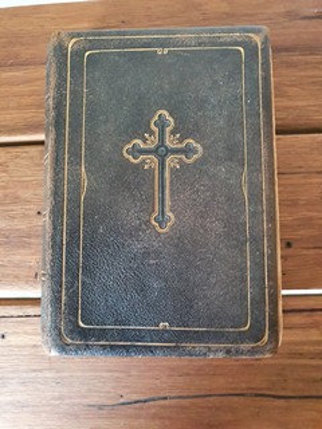 Vintage Book Old German Hymn Book Breslauer Gesangbuch 1910 Leather ...