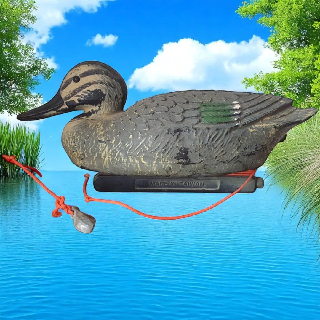 Vintage Plastic Duck Decoy Made in Taiwan Circa 1970s–80s LWT6 - Etsy
