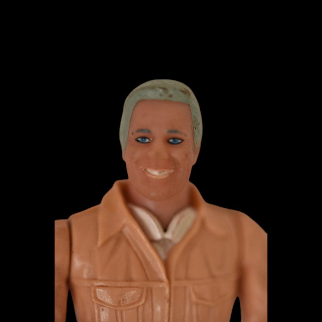 Vintage A-team John Hannibal Smith Action Figure 1983 Cannell ...
