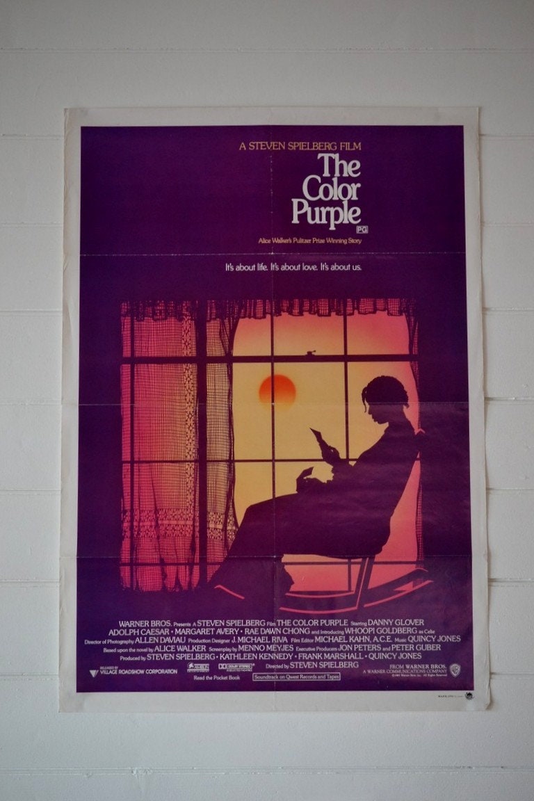 Vintage Movie Poster The Color Purple 1985 Steven Spielberg | Etsy