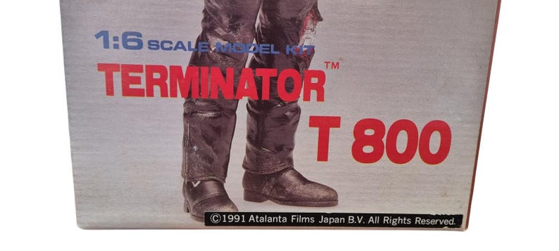 Vintage Terminator 2 T800 1:6 Scale Model Kit Tsukuda Hobby Soft Vinyl ...