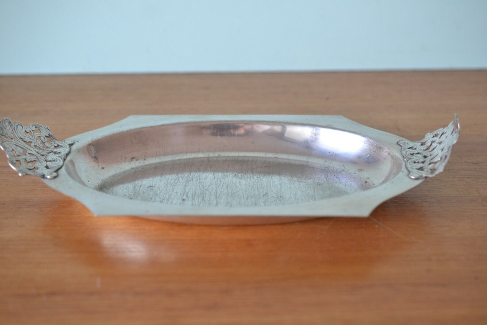 Vintage Crown Windsor Silver Serving Tray Plate Epns - Etsy