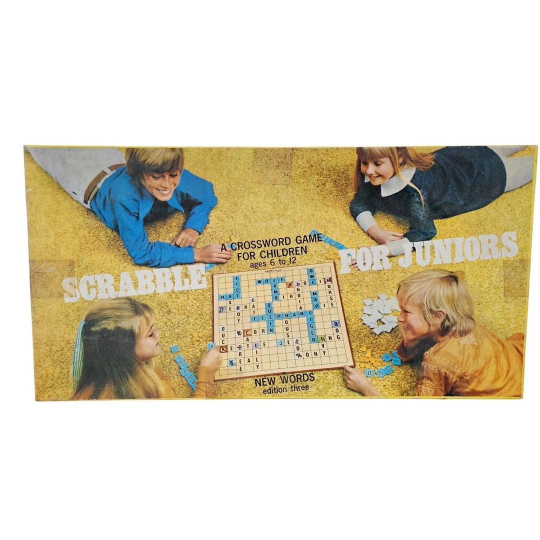 Vintage 1955 Murfett Scrabble Board Game for Juniors 50s - Etsy
