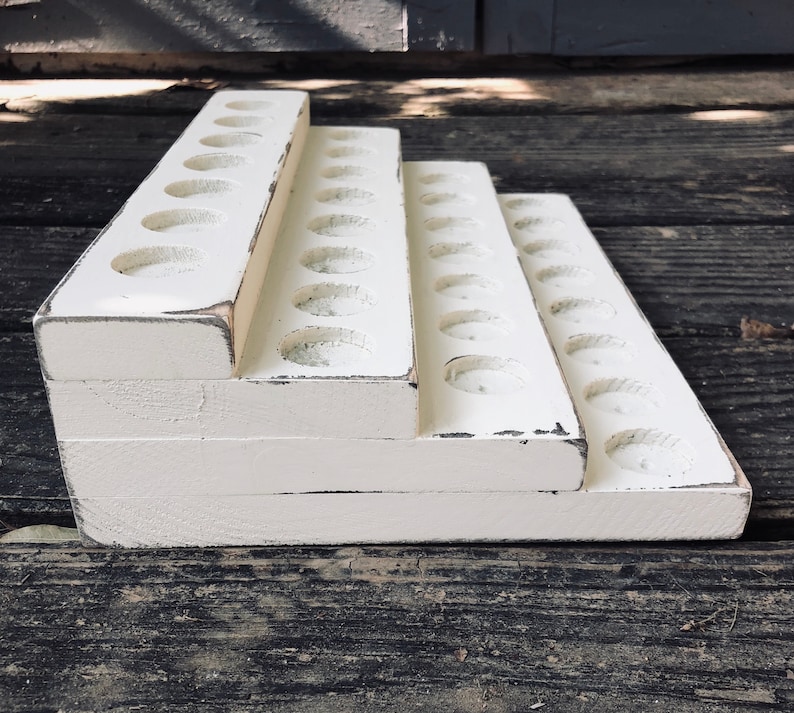 Rustic 4 Tier Essential Oil Rack - Etsy