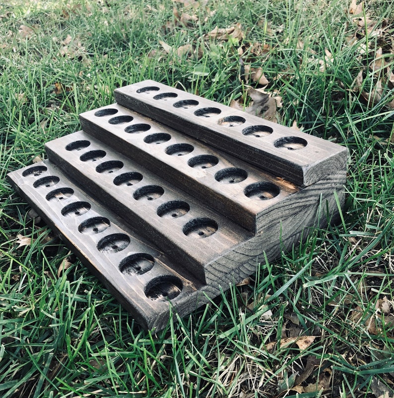 Rustic 4 Tier Essential Oil Rack - Etsy
