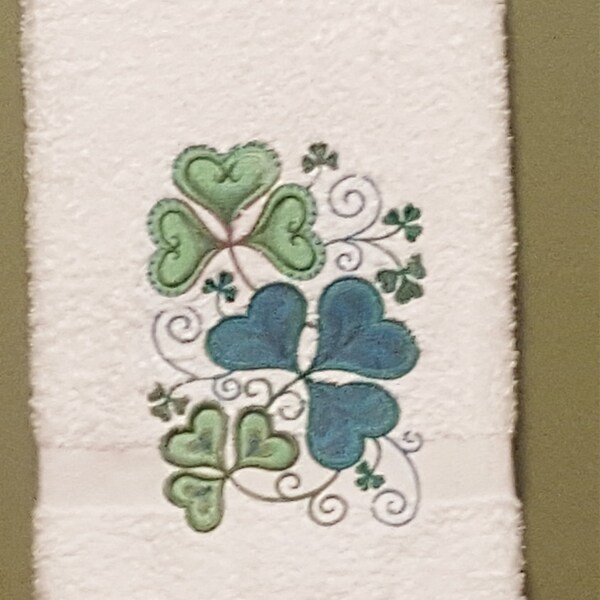 Embroidered Shamrock - Etsy