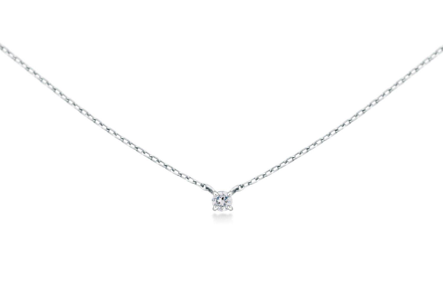 Gold Diamond Necklace Natural Diamond Necklace Genuine | Etsy