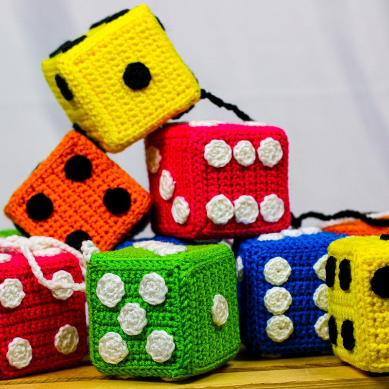 Fuzzy Dice - Etsy