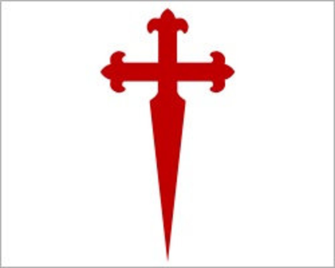 Camino De Santiago Cross of St. James Silver Shell and Cross Pendant ...