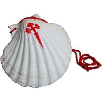 Camino De Santiago Cross of St. James Silver Shell and Cross Pendant ...