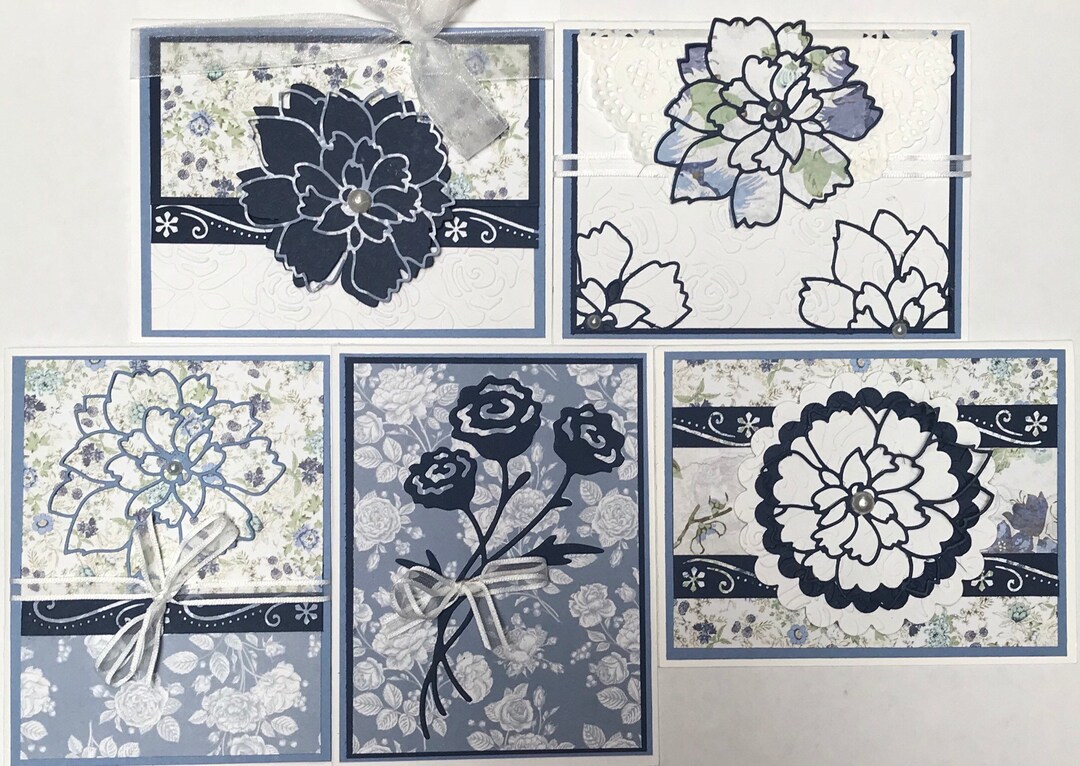 Feeling Blue Card Kit - Etsy