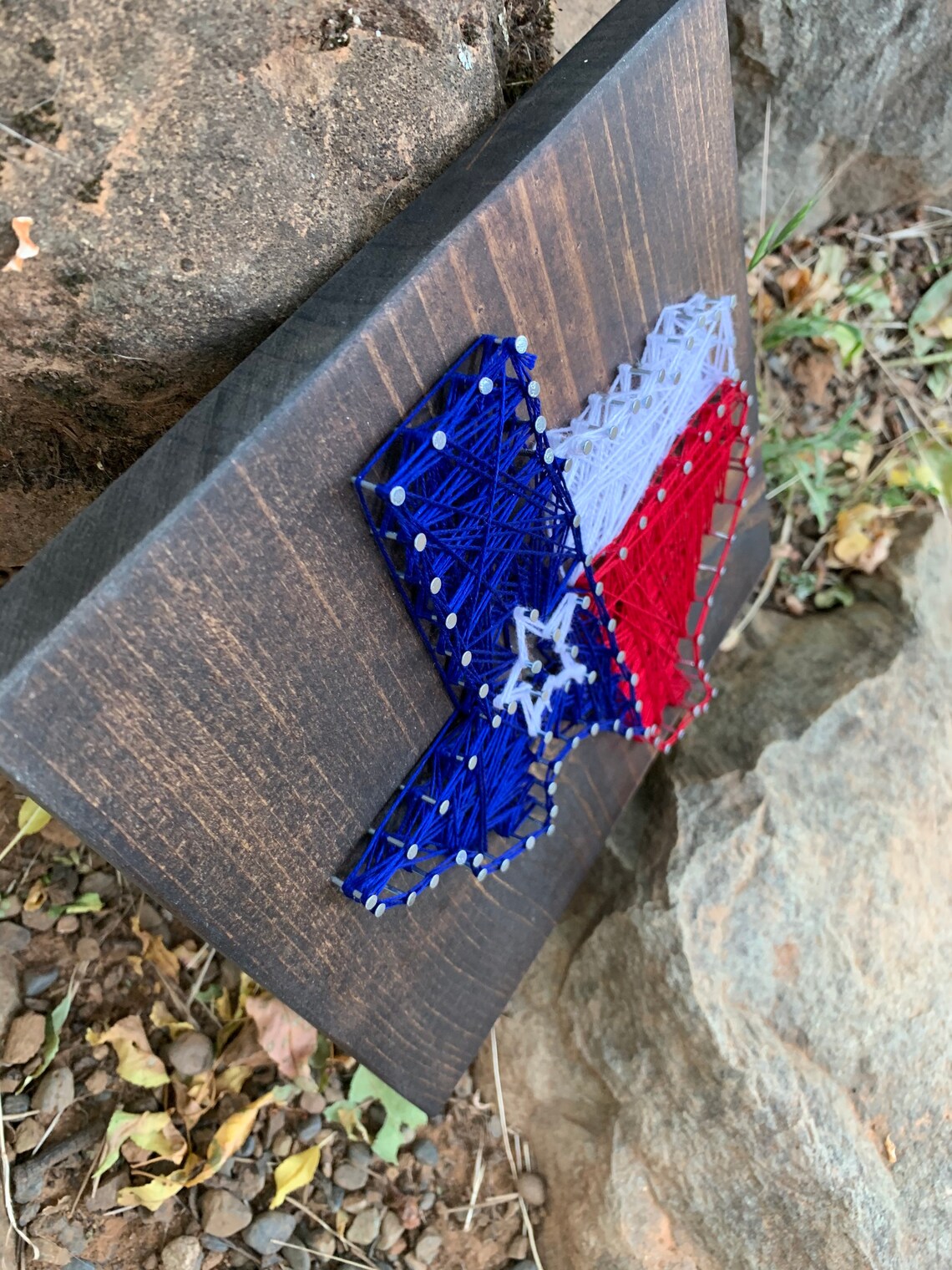 Texas String Art 8x9.25//lone Star State//home Decor//wall Hanging ...