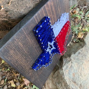 Texas String Art 8x9.25//lone Star State//home Decor//wall Hanging ...