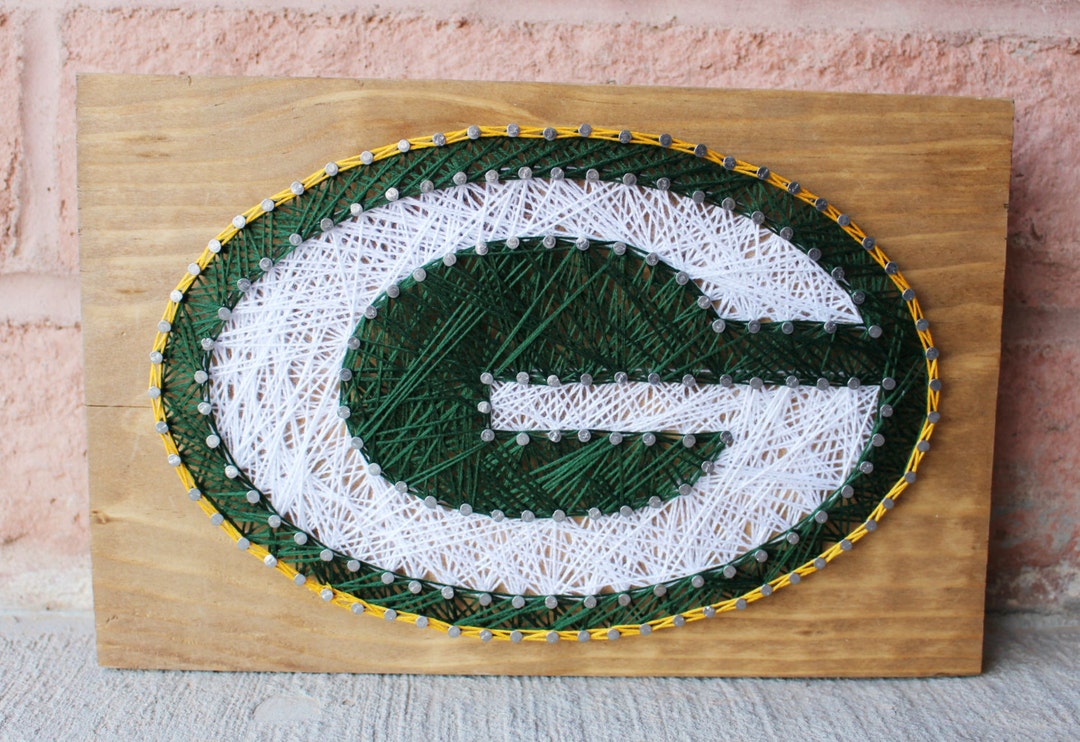 Green Bay Packers String Art 7.25"x11"//sports Decor//home Decor//man ...