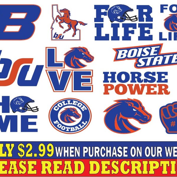 Boise State Broncos - Etsy