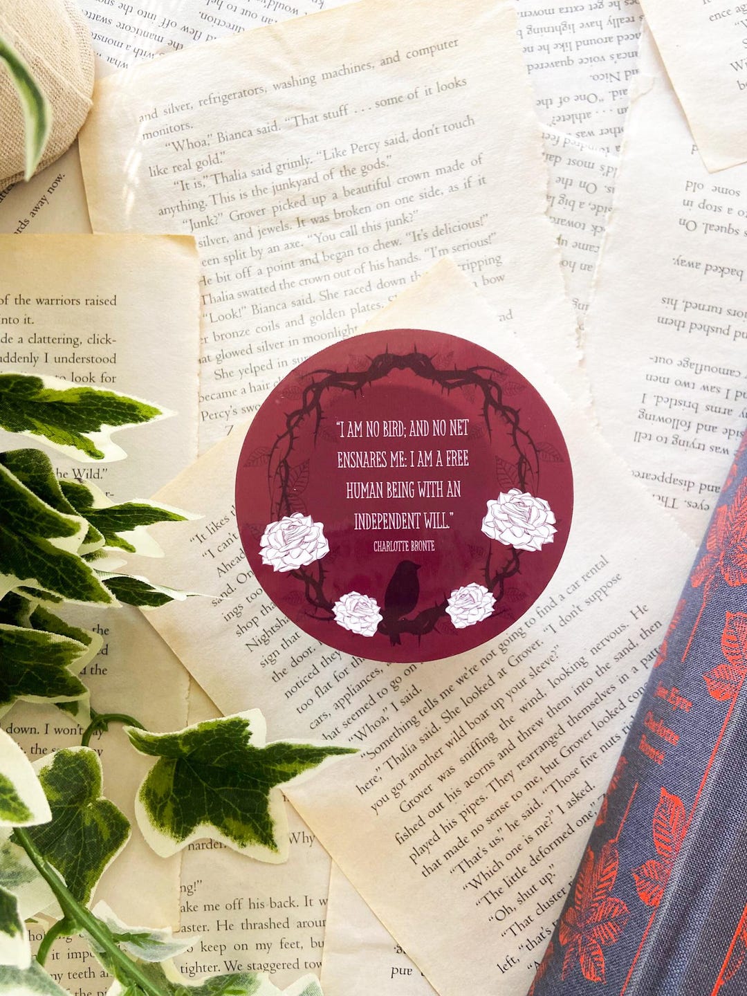 Jane Eyre Quote Sticker: Bookish Gothic Literature Vinyl Decal - Etsy