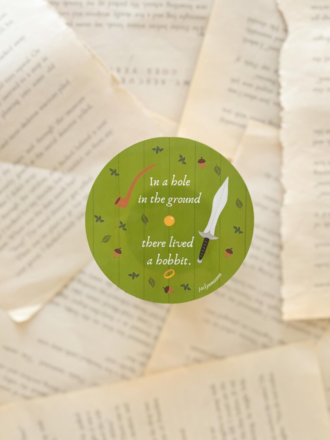 Hobbit Hole Waterproof Sticker | Lord of the Rings Vinyl Decal - Etsy