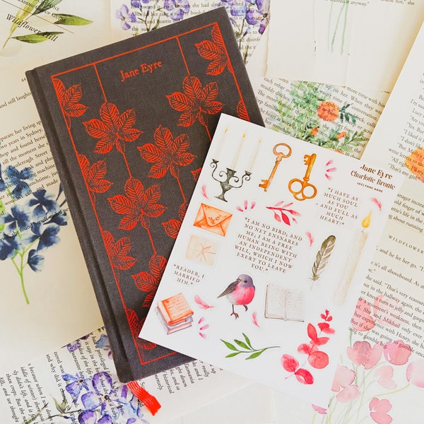 Jane Eyre Stickers - Etsy
