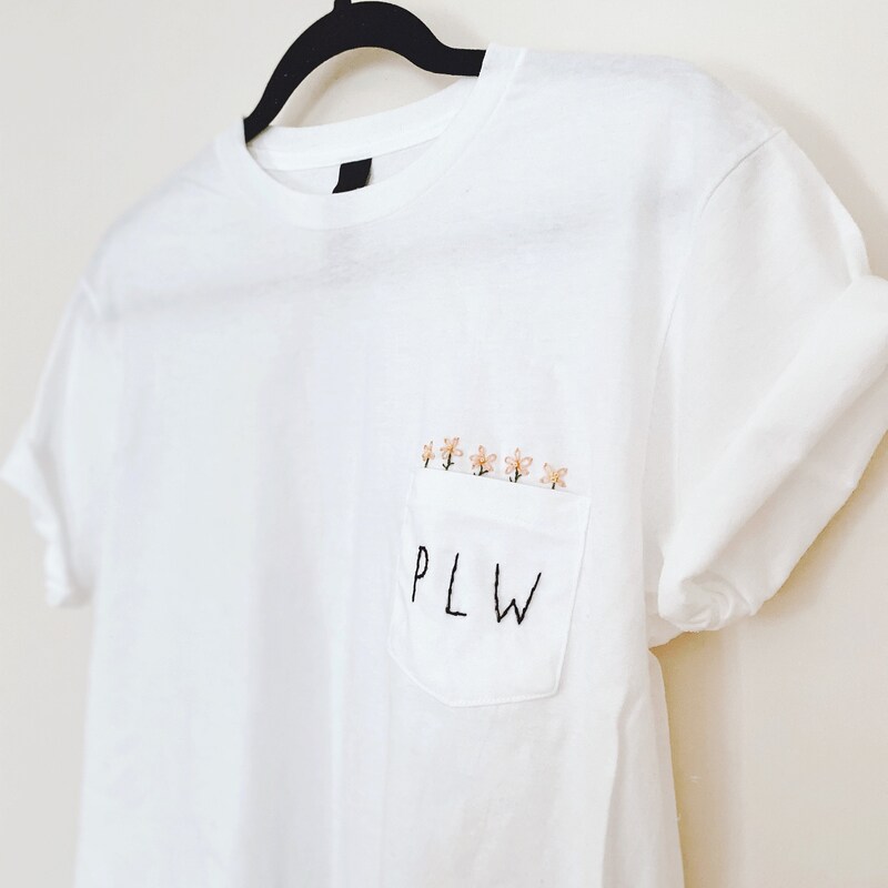 Embroidered Pocket - Etsy