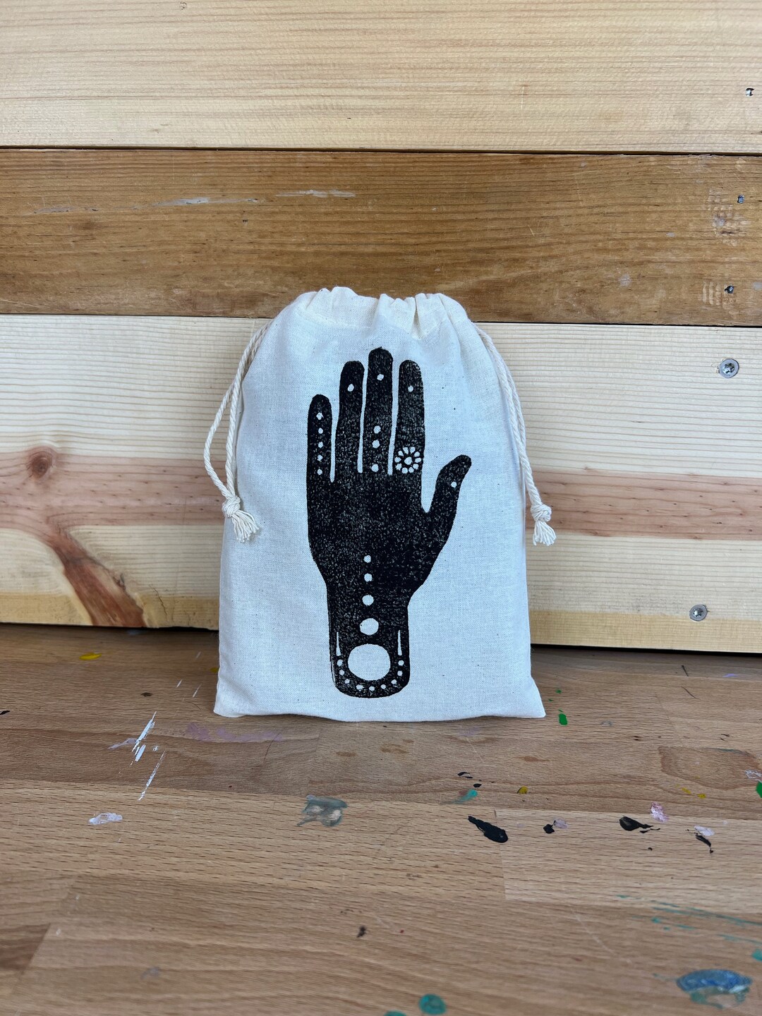 Hand Pull String Pouch Sm - Etsy