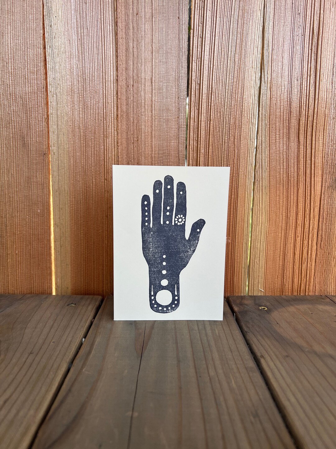 Hand Note Card Set - Etsy
