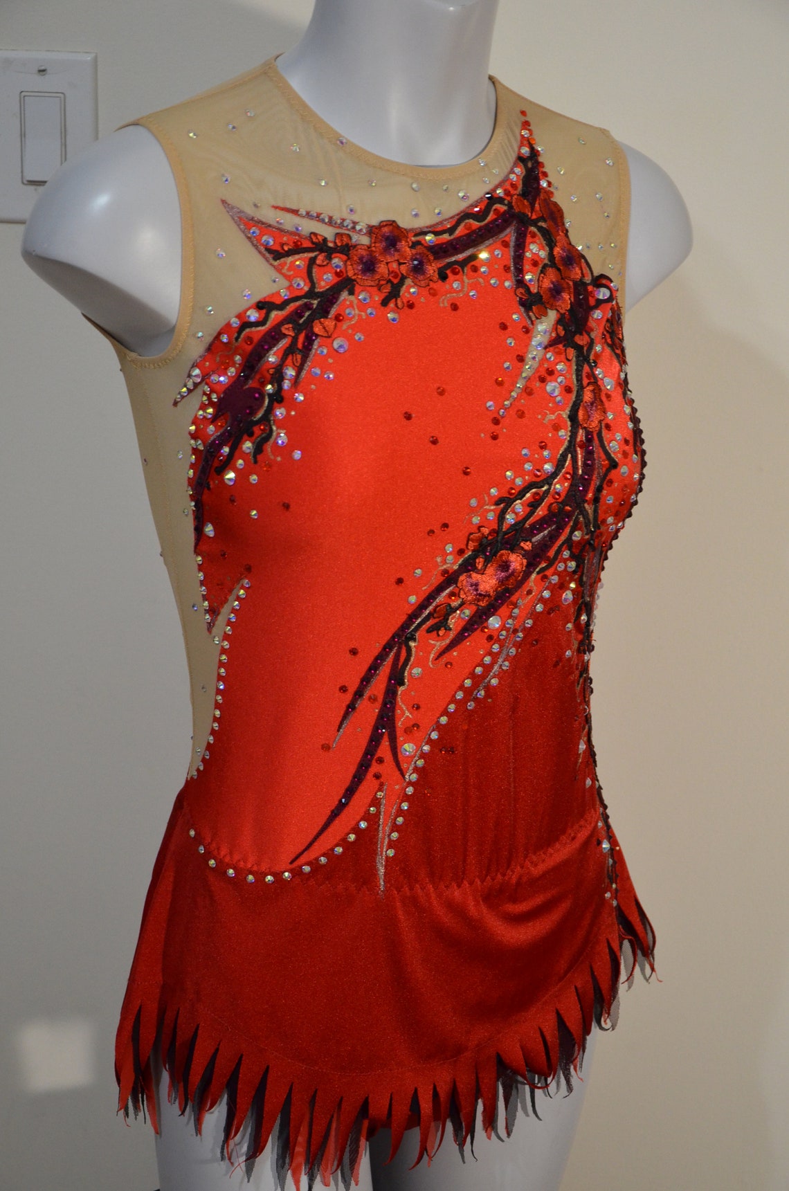 Rhythmic Gymnastics Leotard, Baton Twirling Costume - Size AS - Etsy