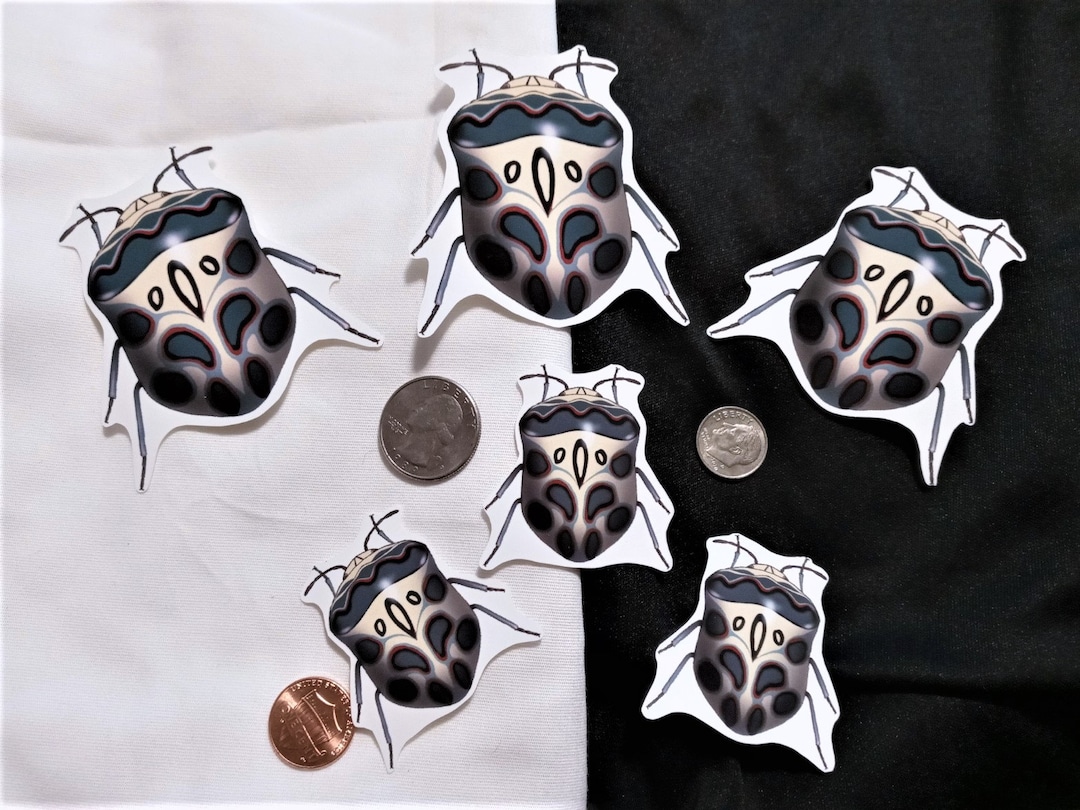 Picasso Beetle Stickers, Entomology Stickers, Colorful Beetle Sticker ...