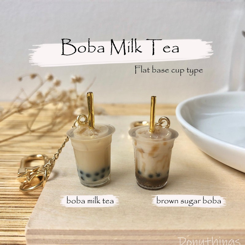 Boba Tea Keychain - Etsy