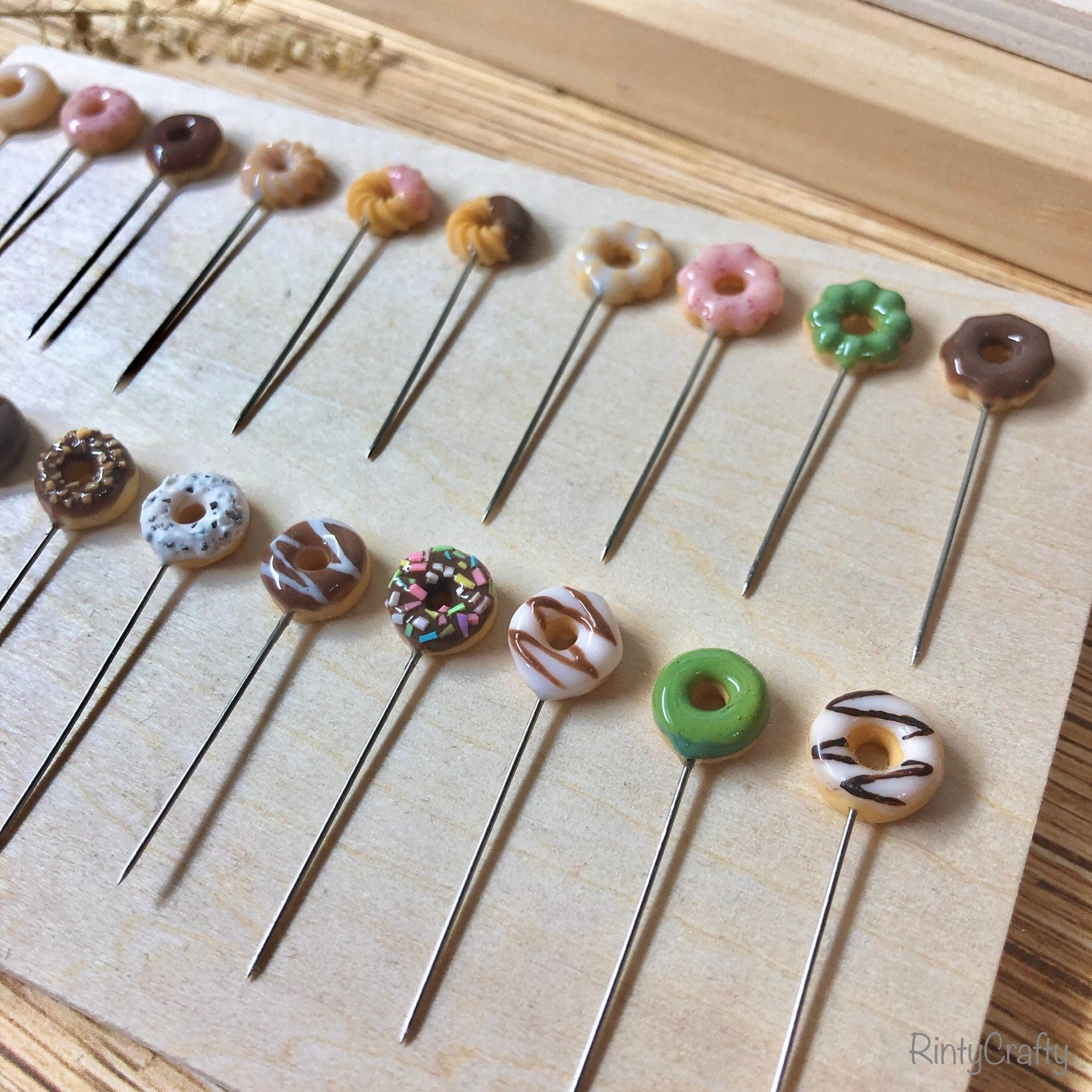Set of 3 Donut Hijab Pins for Hijab / Tudong and Scarf - Etsy