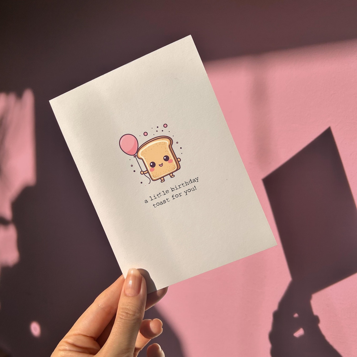 A Little Birthday Toast to You! Greetings Card - Etsy