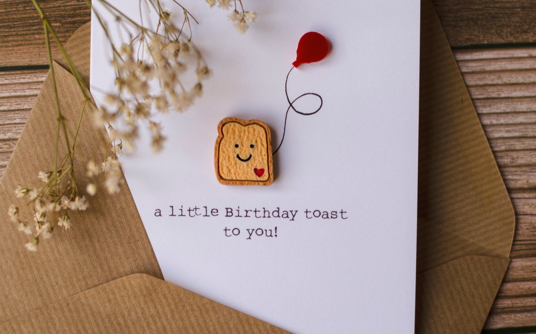 A Little Birthday Toast to You! / Luxury Card - Etsy
