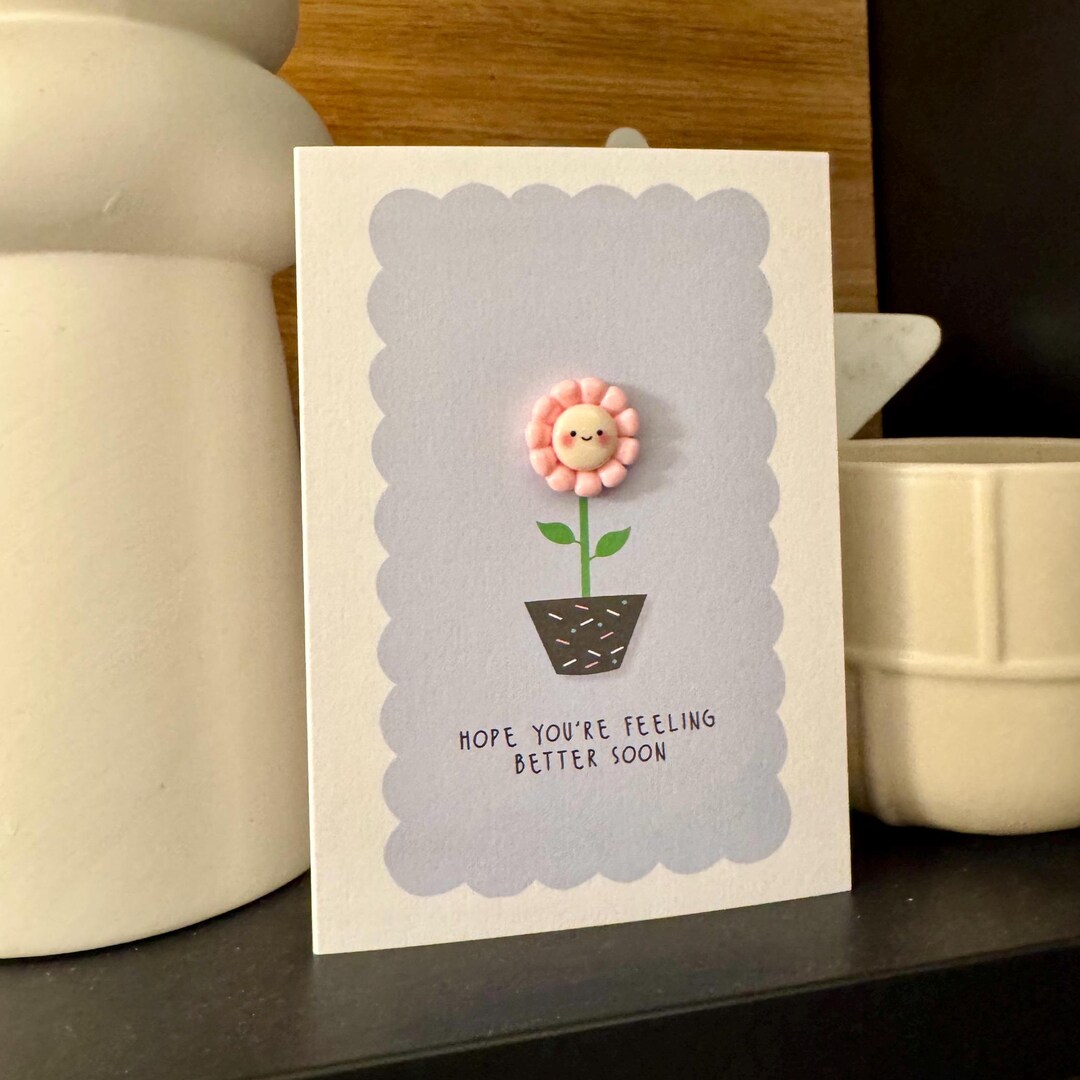 Hope You're Feeling Better Soon / Get Well Soon Card - Etsy
