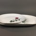 KAHLA White Porcelain Set of Two Platters With Red Rose Decor - Etsy