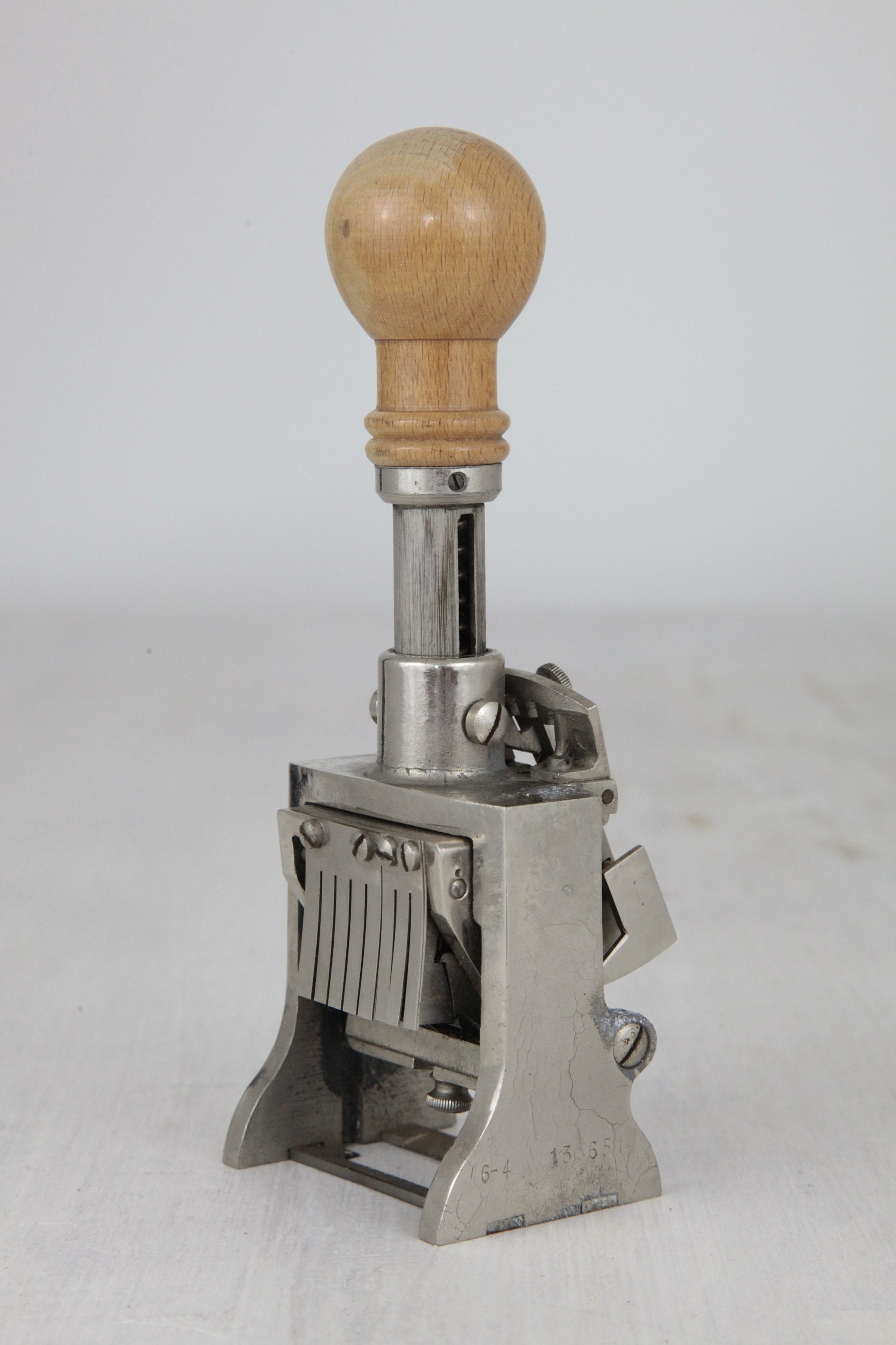 Industrial Office Stamp Retro Vintage Automatic Number Stamp Numbering ...