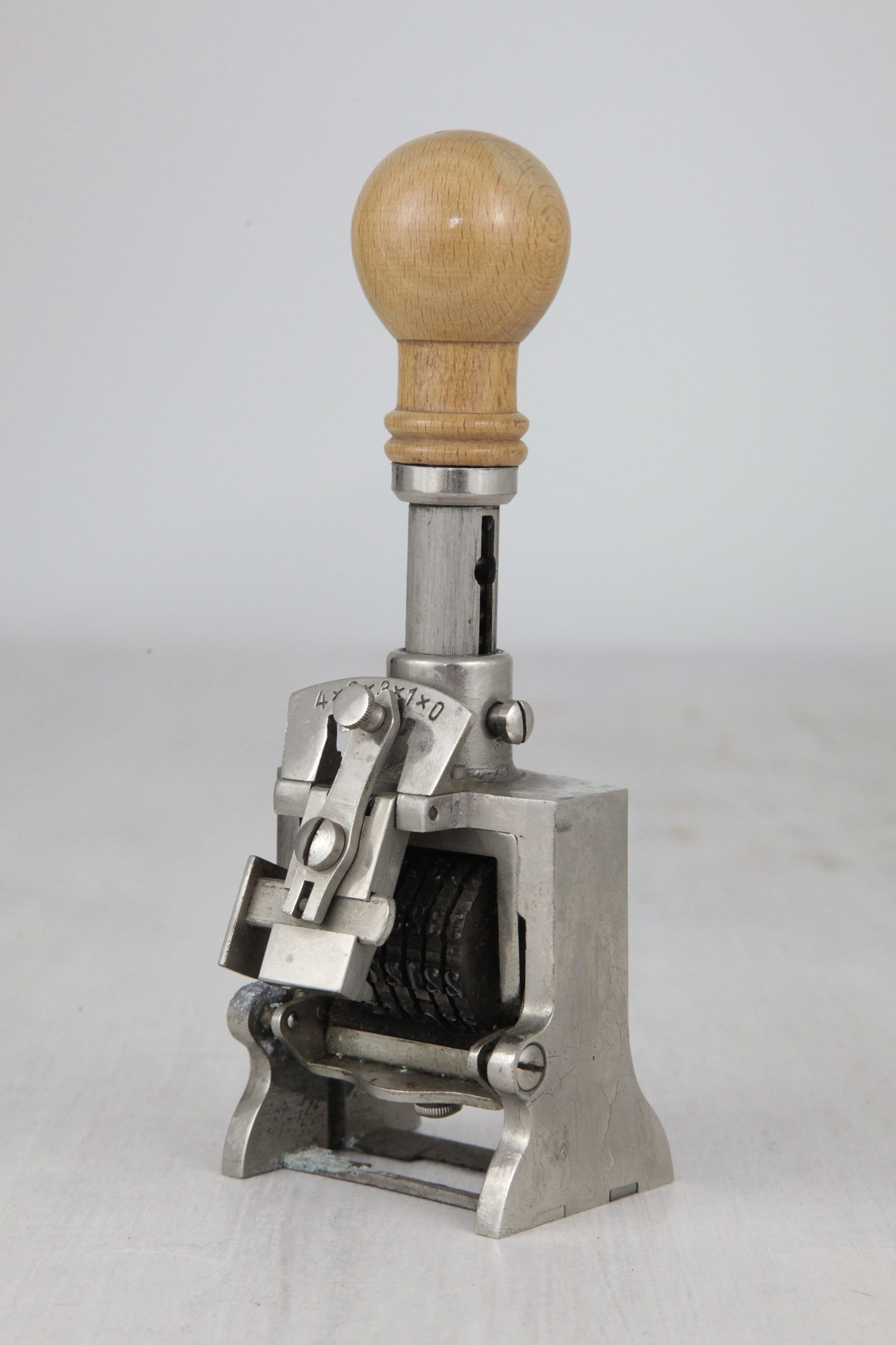 Industrial Office Stamp Retro Vintage Automatic Number Stamp Numbering ...